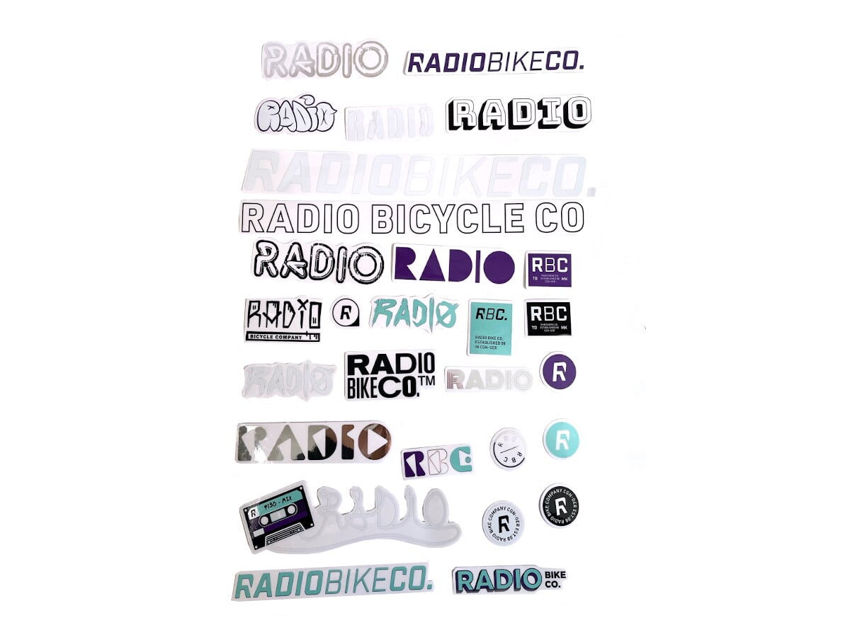 Radio Bikes Sticker Set – Harvester Bikes
