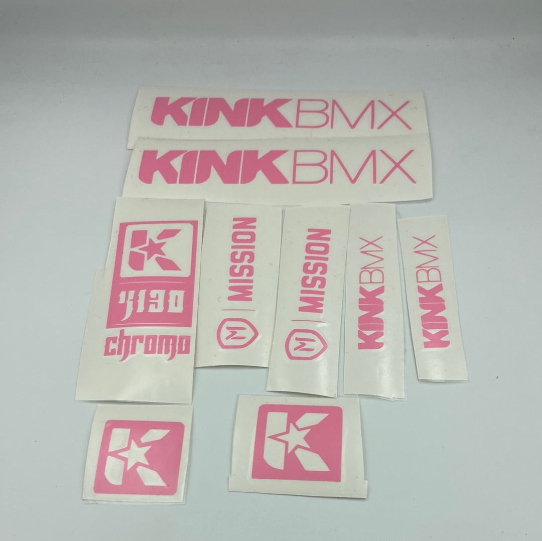 Kink Frame Decal Sticker Replica Kit – Harvester Bikes